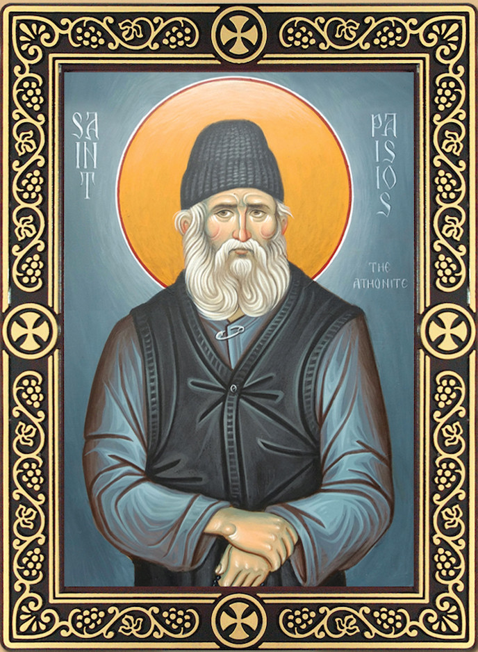 Icon of St. Paisios of Mt. Athos - All Merciful Saviour Monastery