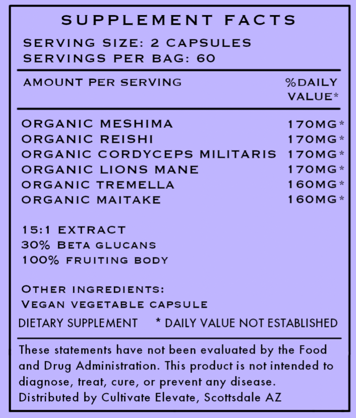 6mix Mushroom Capsules