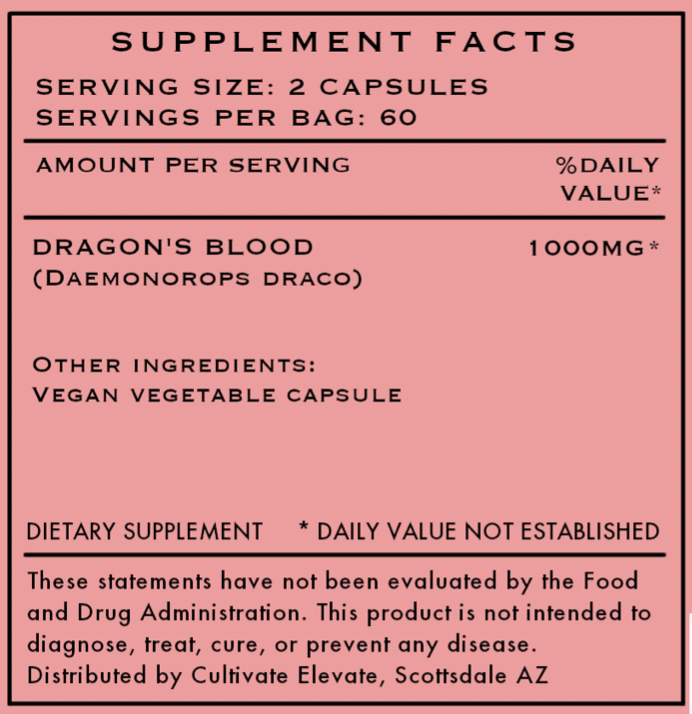 Dragons Blood Capsules