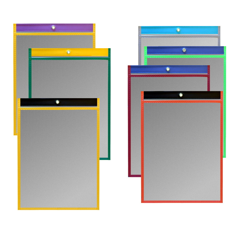 Two-Color Vinyl Job Ticket Holders