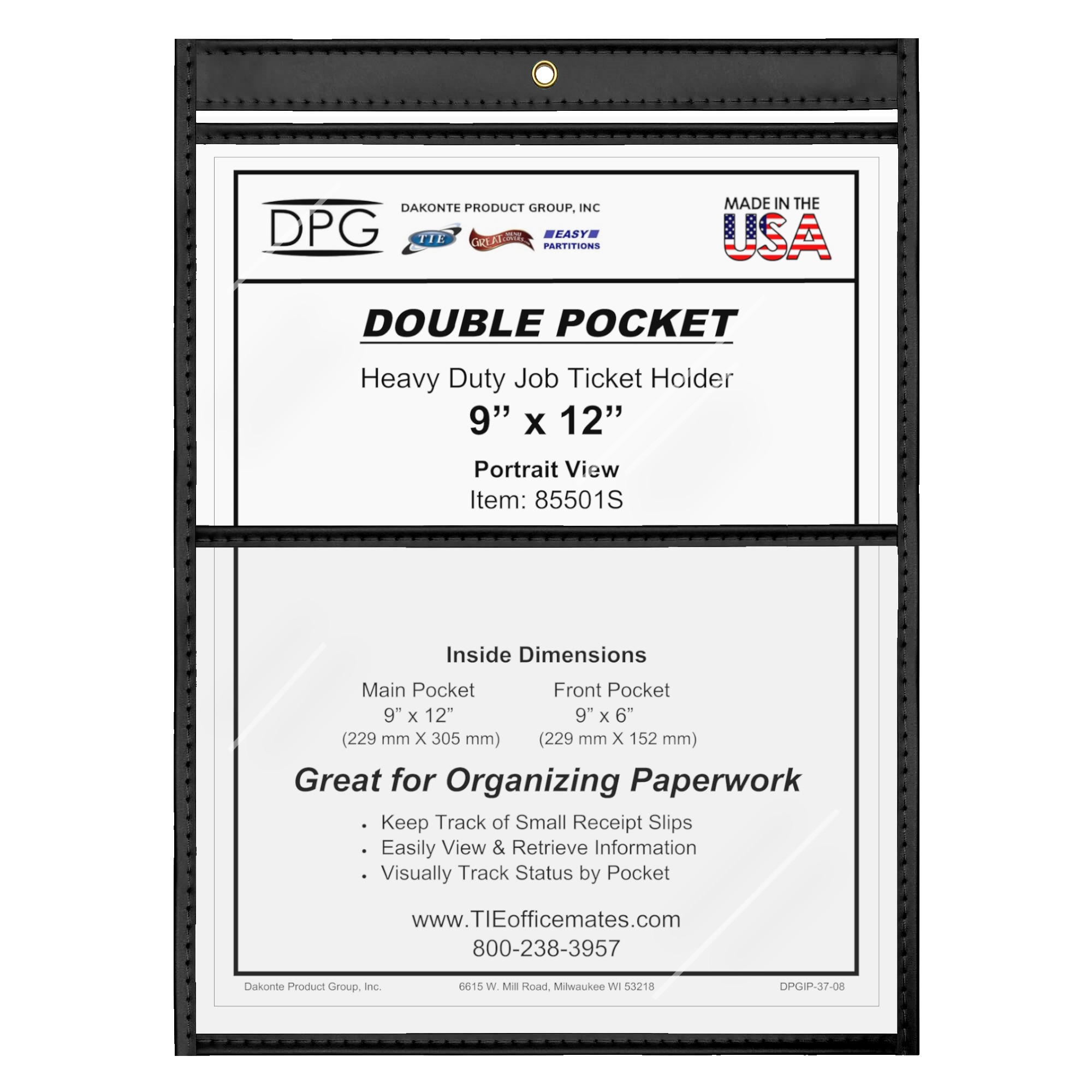 Job Ticket Holders, Sign Holders - Heavy Duty, Reusable | TIE Office ...