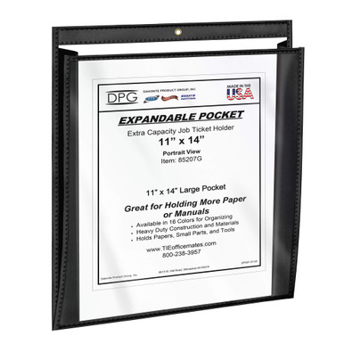 11x14 Shop Expandable Sewn Shop Ticket Holder 25/Pack - DPG - TIE ...