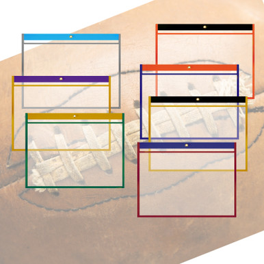 9x12 Color Coded Job Ticket Holders Two Colors