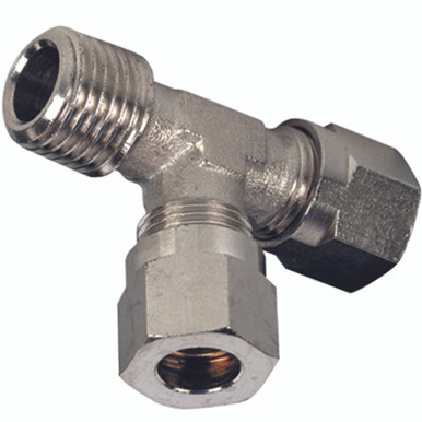 TEE WITH MALE THREAD 10MM OD TO 1/4"BSPT - Signet