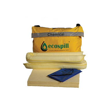 ECOSPILL 50L Chem Spill Resp Kit Vynil Holder Chemical Absorbents ...