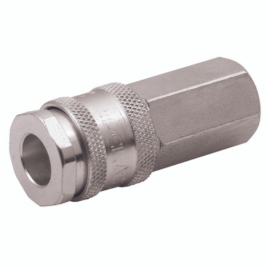 1/4" BSPP Female ISO B12 Coupling - Signet
