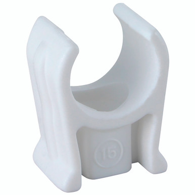 22MM SNAP IN OPEN PIPE CLIP BAG OF 100 - Signet