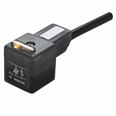 Valve Connector MA6 series moulded in cable Form A EN 175301-803 ...