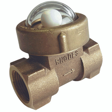 3/4" NPT GUN METAL FLOW INDICATOR - Signet