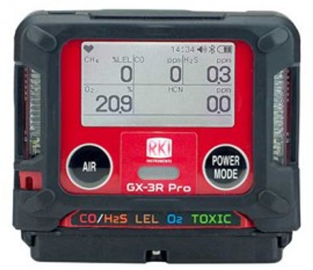 RKI 72-PAA-C GX-3R Pro,72-PAA-C 5 gas, LEL / O2 / combo H2S & CO / ppm CO2 with 100-240 VAC ...