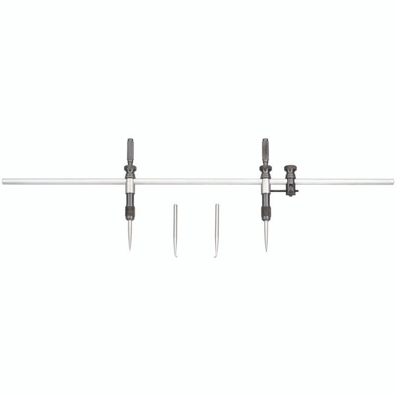 Starrett C251C Steel Beam Trammel, 18" Maximum Dividing Range, 36 ...