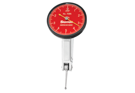 Starrett DIAL TEST INDICATOR, RED DIAL, WITH STANDARD LETTER OF ...