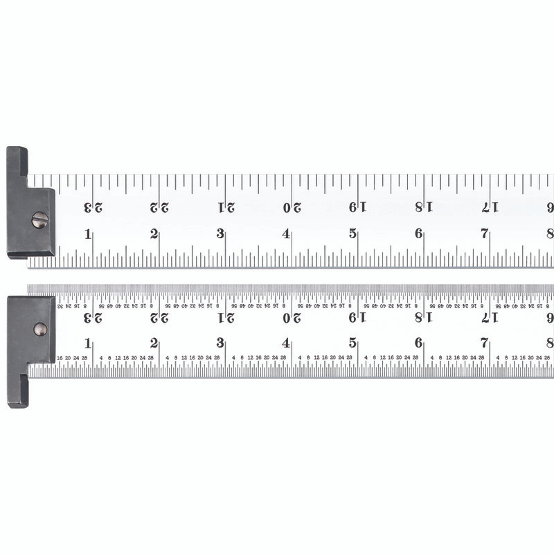 Starrett HOOK RULE, 24", 4R GRAD, HEAVY SPRING TEMPERED|TestEquipmentUSA