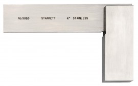 Starrett SQUARE, STAINLESS, 4" BLADE|TestEquipmentUSA