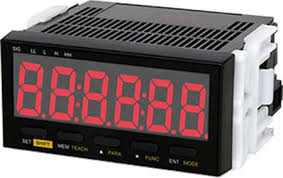 Shimpo DT-501XD-CPT Panel Meter Tachometer, 9-35 VDC Powered, Relay ...