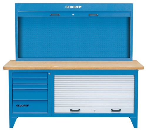 Gedore 6618210 Workbench with tool cabinet BR 1500 LH|Testequipmentusa