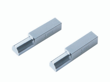 GAGE BLOCK ACCESSORY, .1", half round jaw, supplied in pair , 6881-E1E