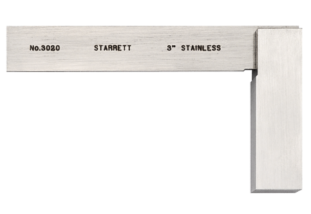 Starrett SQUARE, STAINLESS, 3" BLADE|TestEquipmentUSA