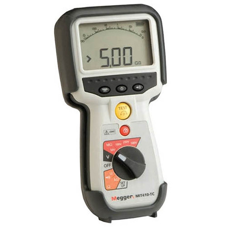 Megger MIT410-TC/3-LG1 (1006-730) Digital/Analog Insulation Tester, 50 ...