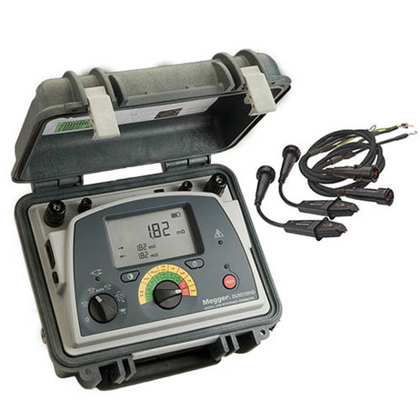 Megger DLRO10HD + DH4C Dual Power 10A DigitalLow Resistance Ohmmeter ...
