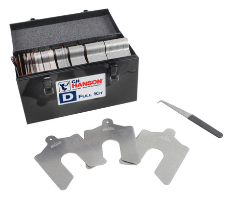 C.H. Hanson D-Ful D ( 5''x 5'' ) Full shim kit|Testequipmentusa