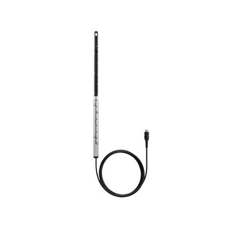 Testo 0635 1032 Hot wire probe incl. temperature sensor, fixed cable ...