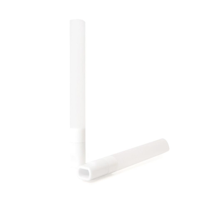 109mm Pre-Rolled Tube Refined White with White Ceramic Tip (12mm x 30mm ...