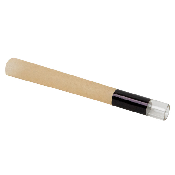 109mm Pre-Rolled Cone Natural Brown Paper with Glass Tip (9mm x 30mm ...