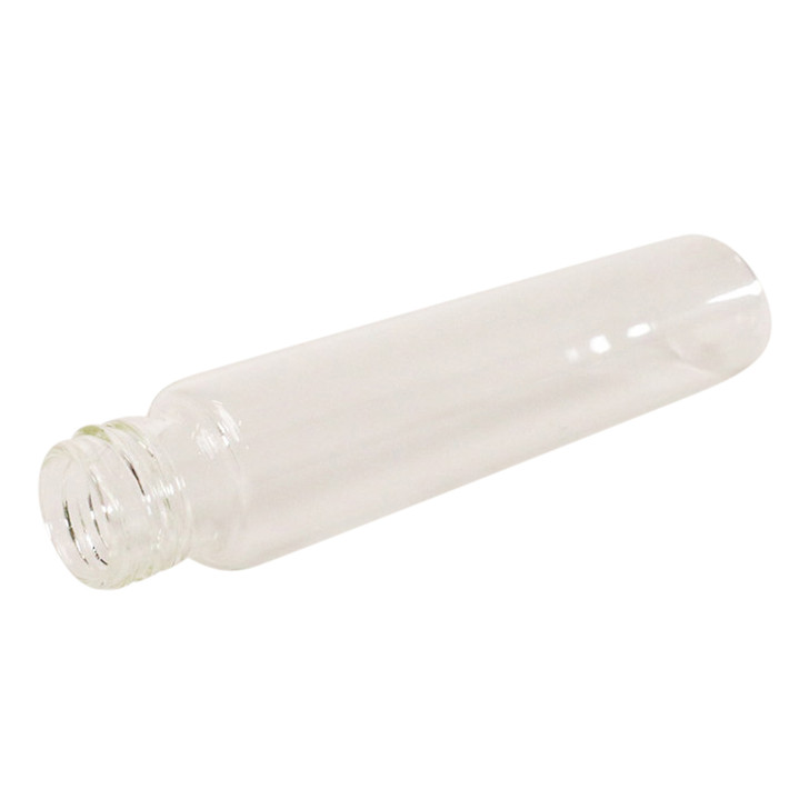 100mm Clear Glass Tube - Fits 22mm Cap - Child Resistant - [TUBE ONLY ...