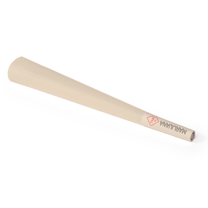 Marijuana/THC Labeled 109mm/26mm Pre-Rolled Cone Natural Brown ...