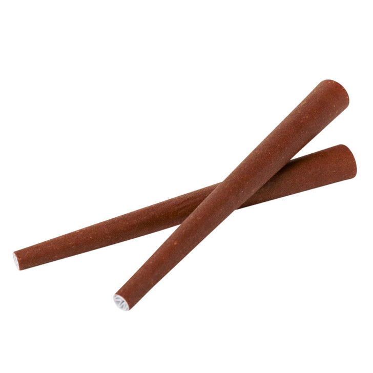 84mm Rich Brown Standard Hemp Wrap Pre-Rolled Cones [900 per Case ...