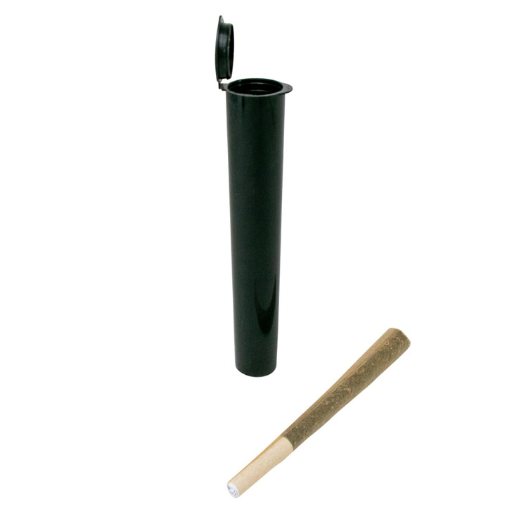 98mm Compostable Pop-Top Tube - Black - Child Resistant [1000 tubes per ...