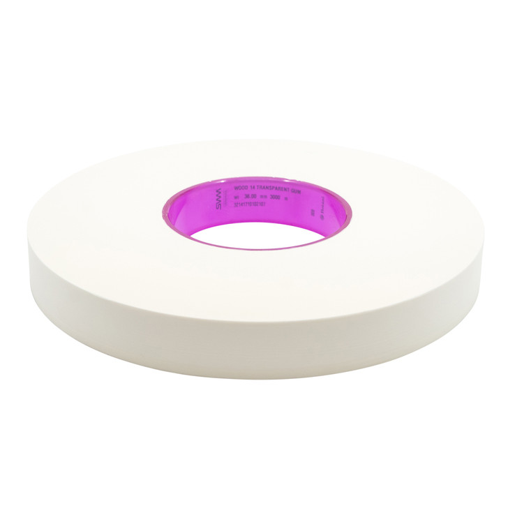 White Paper Bobbin - Right Sided Gumline - 36mm Width - 3000m - Custom ...