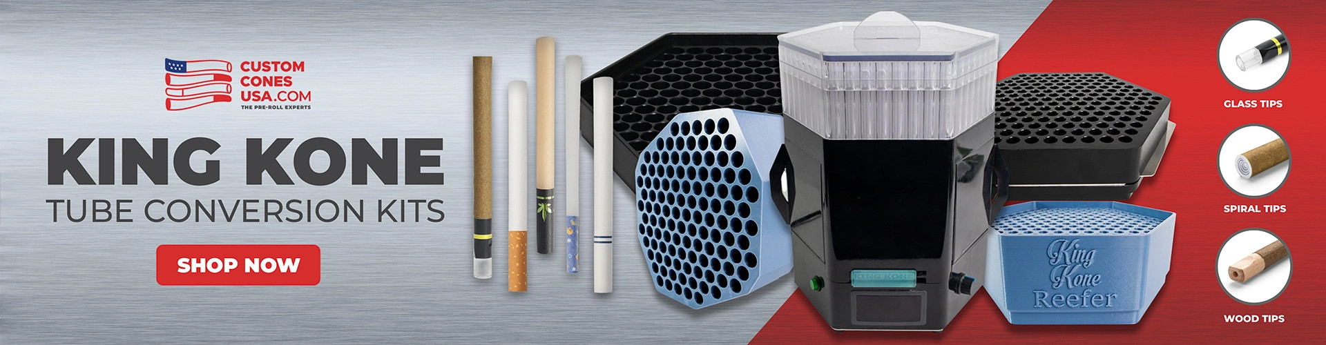 Pre-Rolled Cones, Pre Roll Machines & Pre-Roll Packaging | Custom Cones USA