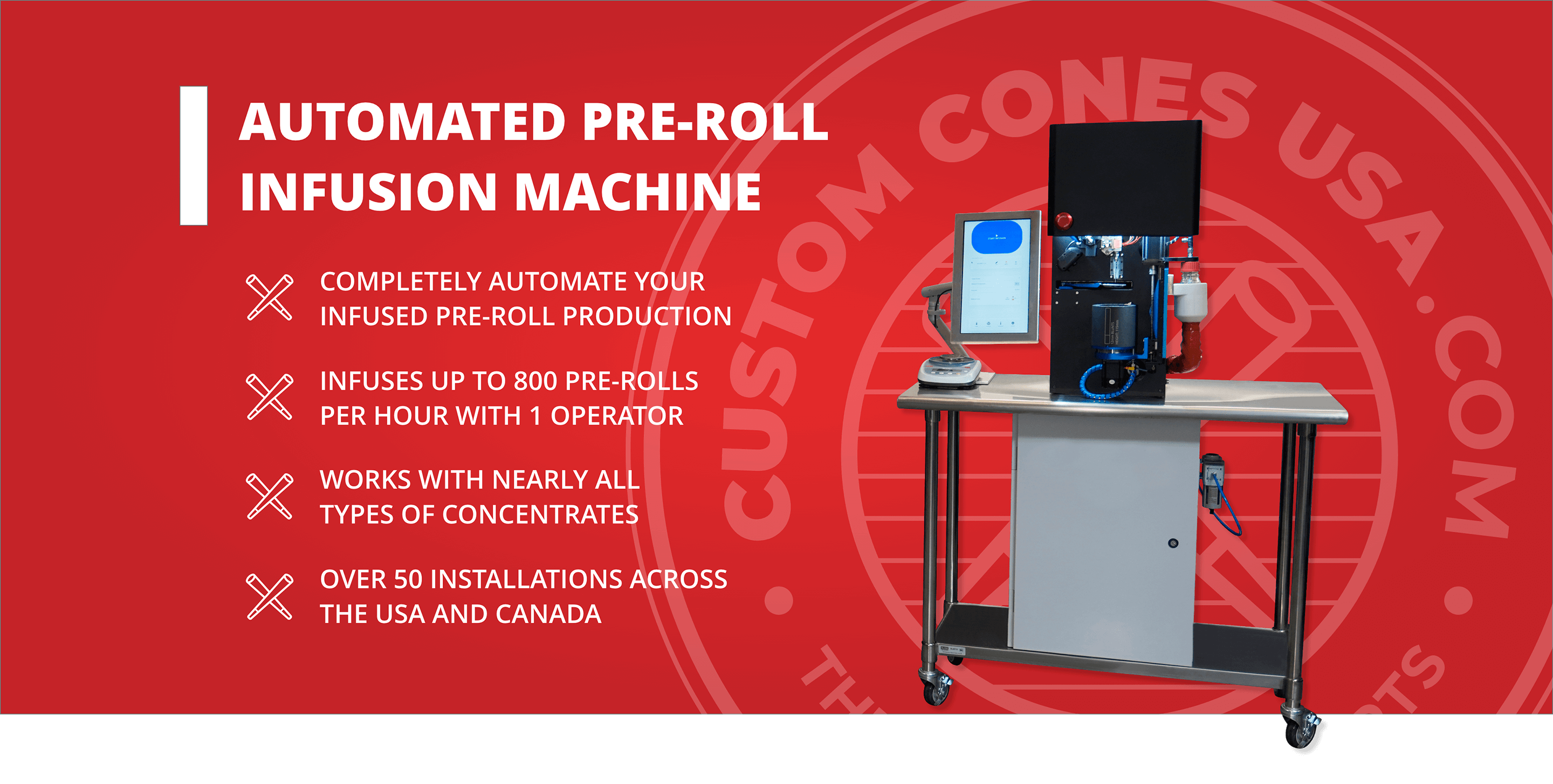 Automated Pre Roll Infusion Machine | Infuses Pre Rolls with ...