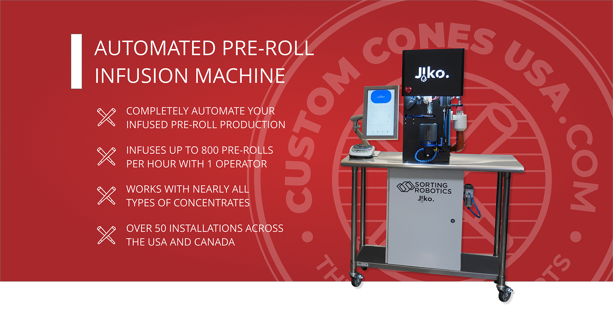 Automated Pre Roll Infusion Machine | Infuses Pre Rolls with ...