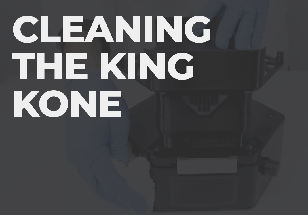 Cleaning the King Kone Pre-Rolled Cone Filling Machine - Custom Cones USA