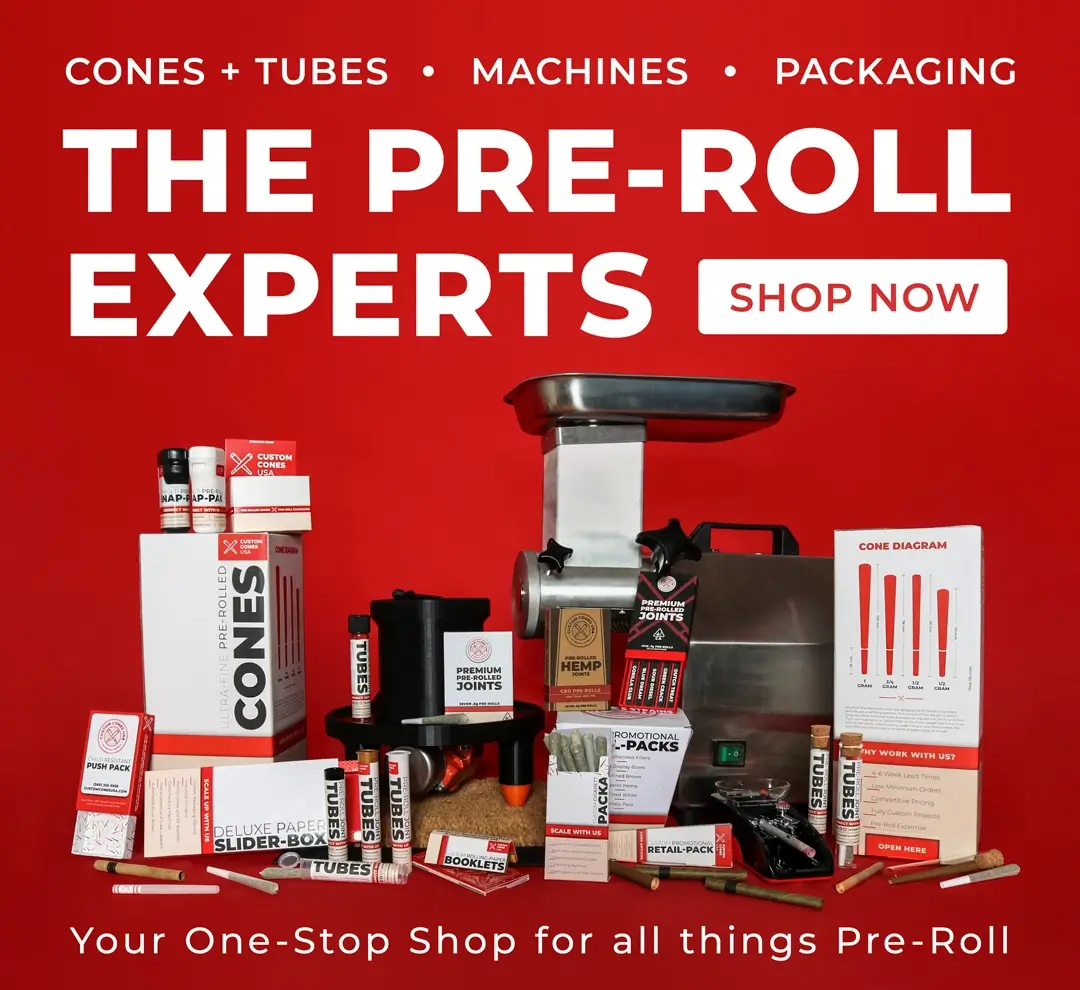 Pre-Rolled Cones, Pre Roll Machines & Pre-Roll Packaging | Custom Cones USA