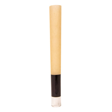 90mm Pre-Rolled Cone Natural Brown Paper with Glass Tip (9mm x 30mm ...