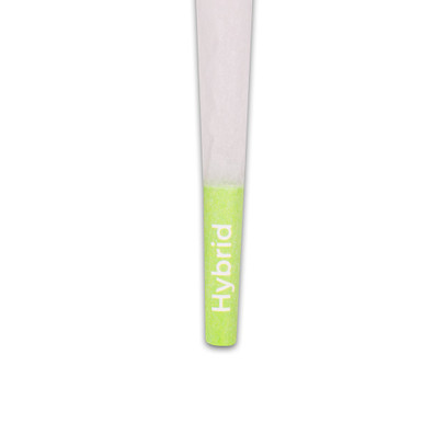 98mm Hybrid - Green - Refined White- Pre-Rolled Cones [800 Cones per Case]