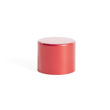 22mm Red Alumite CR Cap | Custom Cones USA