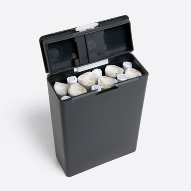 70mm Pre-Roll Flip Pack - Black - Child Resistant Multi-Pack Box ...