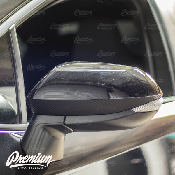 Mirror Accent Overlay Carbon Fiber 2020 2022 Toyota Corolla