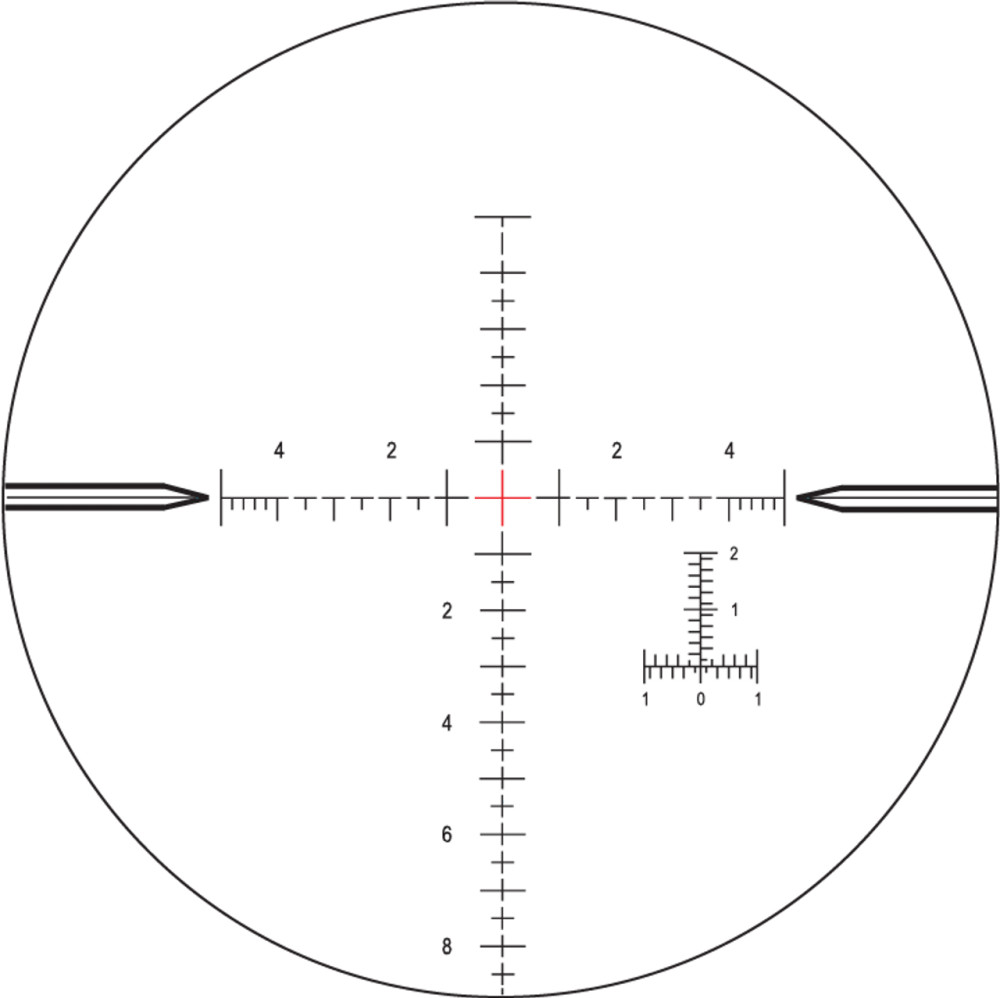 Nightforce SHV - 4-14x50mm F1 Mil-R Reticle C557