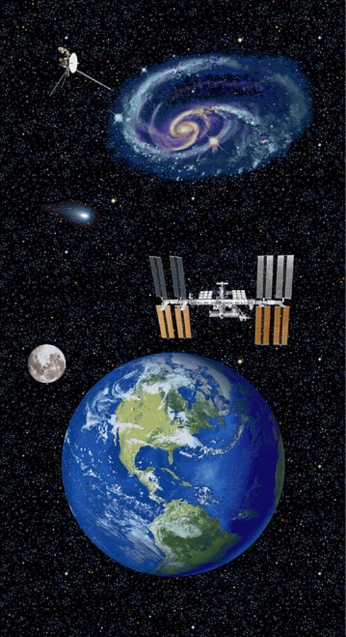 "EARTH" FABRIC PANEL - APPROX. 24" X 44" - 5312P-97 Multi - Planetary ...