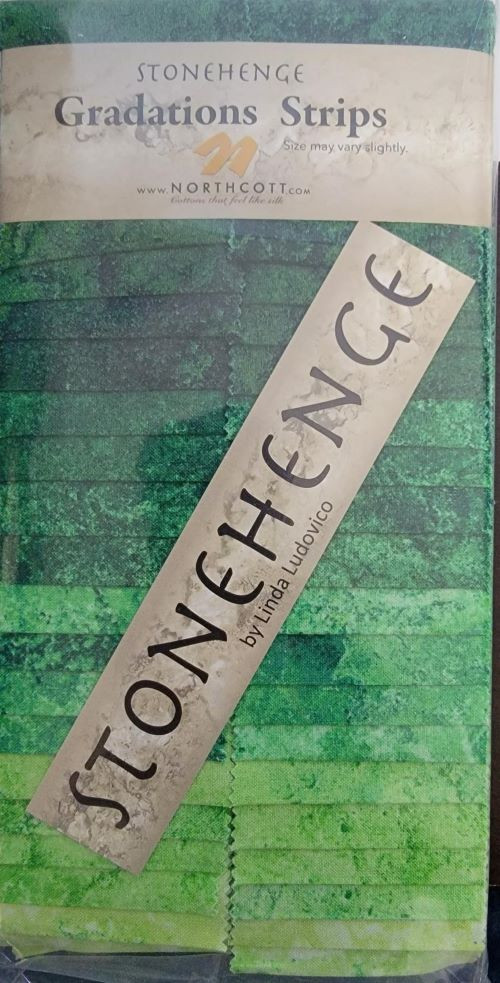 Stonehenge Gradations Brights Rainforest Strips (Jelly Roll) - SSTONE40 ...