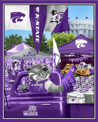 Kansas State Wildcats Tailgate Panel - KSU-1157 - Sykel Enterprises