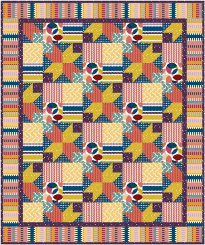 Stars & Stripes Kwik Kit - Makes a 46''x 55'' Quilt - RBS-CN-KK2 ...