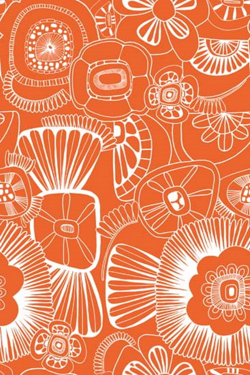 Savannah Orange Fabric - RBS-ES2650-10 - Exotic Splendour - RB Studios