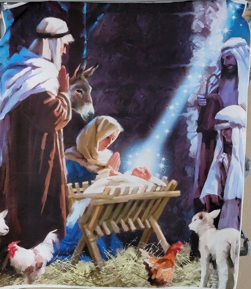 Nativity 36" Fabric Panel - AL-4879-1C-1 Multi - Art Licensing - David ...
